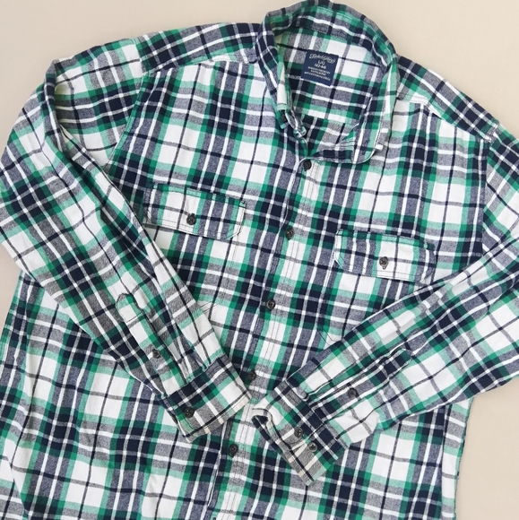 Faded Glory | Shirts | Turquoise Plaid Flannel Shirt | Poshmark